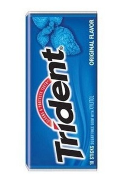 Blue Trident Gum Original